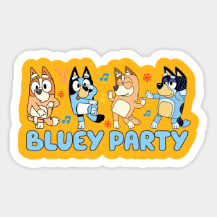 Friends And Bluey Party Sticker Bluey Stickers For Kids, Bluey Stickers ...