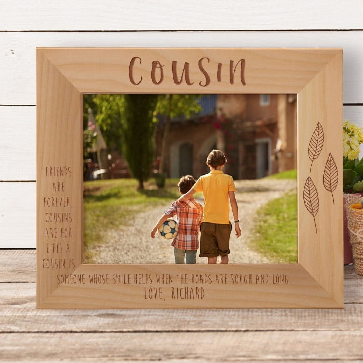 Friends Are Forever Cousins Are For Life Personalized Wooden Frame-10 ...