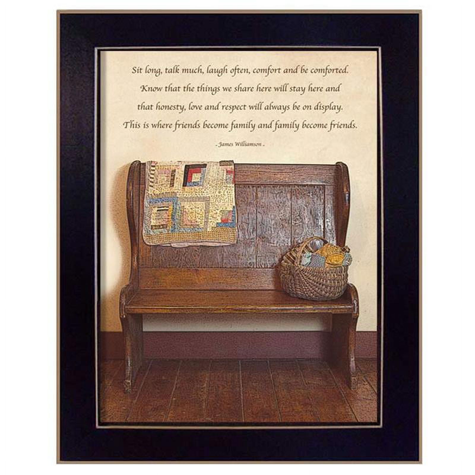 Friends Become Family By Susan Boyer Printed Wall Art Wood Multi-Color ...