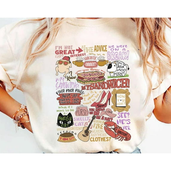 Friends Best Quotes Sweatshirt, The One Where It's Thanksgiving ...