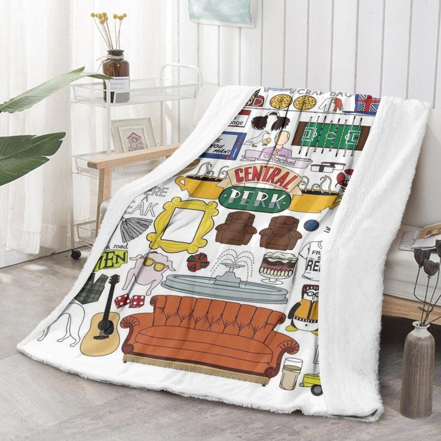 Friends Blanket TV Show Fleece Throw Blanket,Soft Warmer Flannel ...