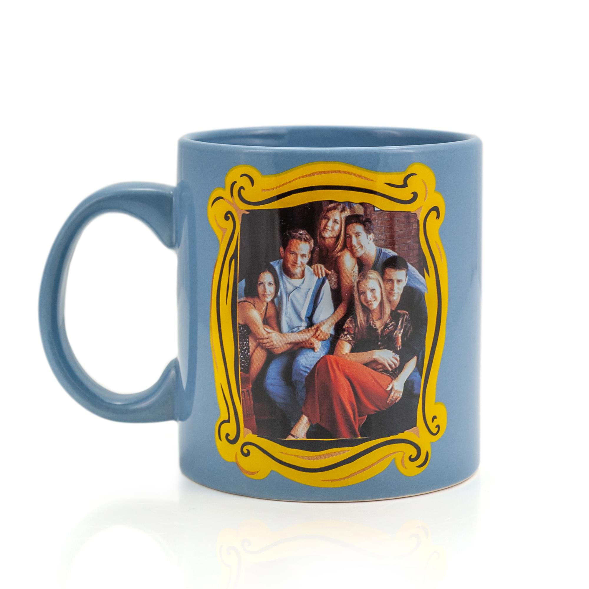 Silver Buffalo Friends Blue Coffee Cup - Friends Group In Monica's ...
