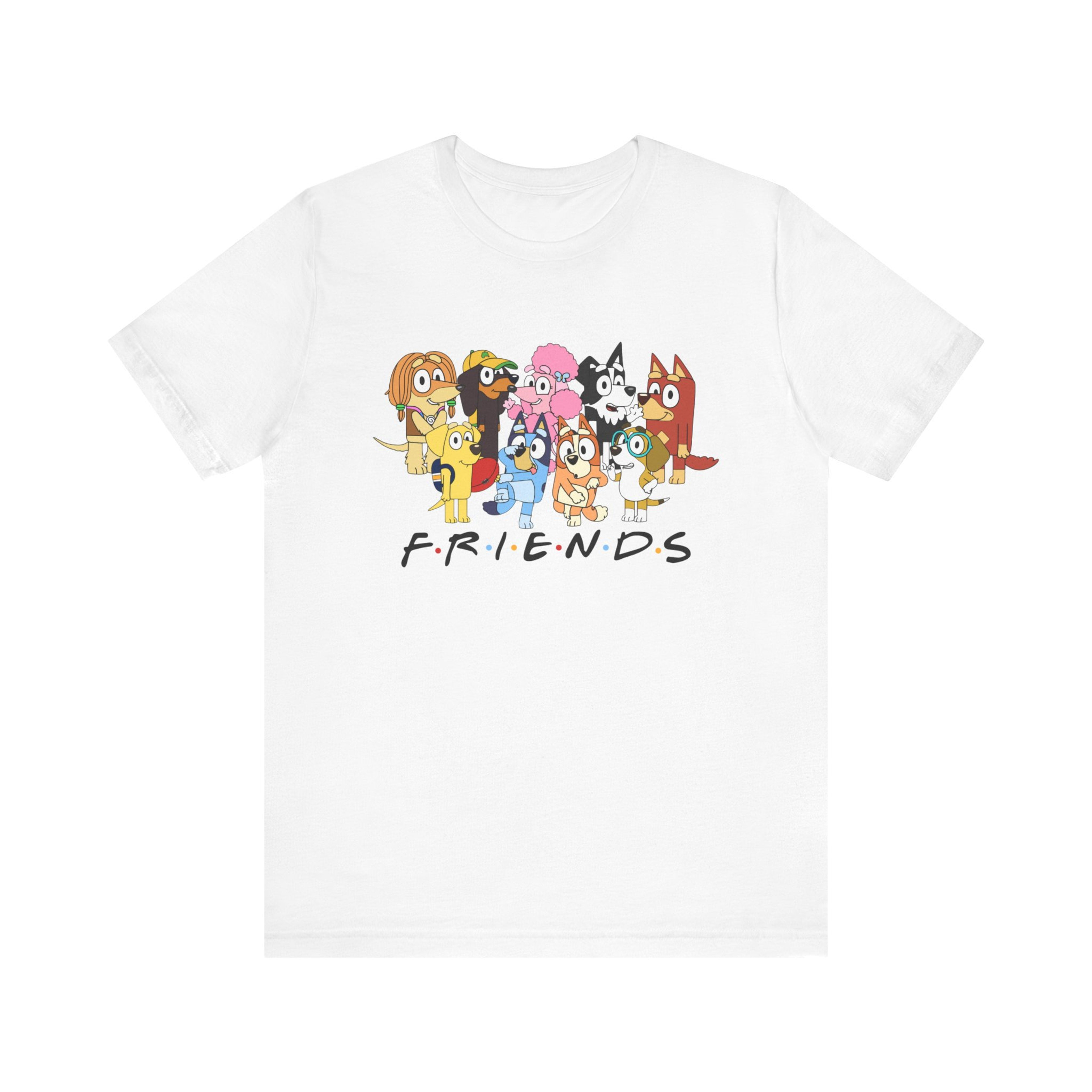 Friends Bluey Tshirt,Bluey Cartoon Tee,Friends of Bluey Shirt,Animation ...