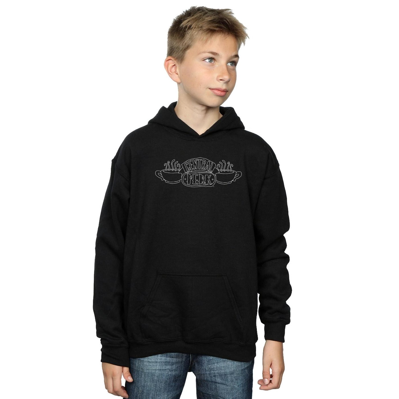 Friends Boys Central Perk Outline Hoodie - Walmart.com