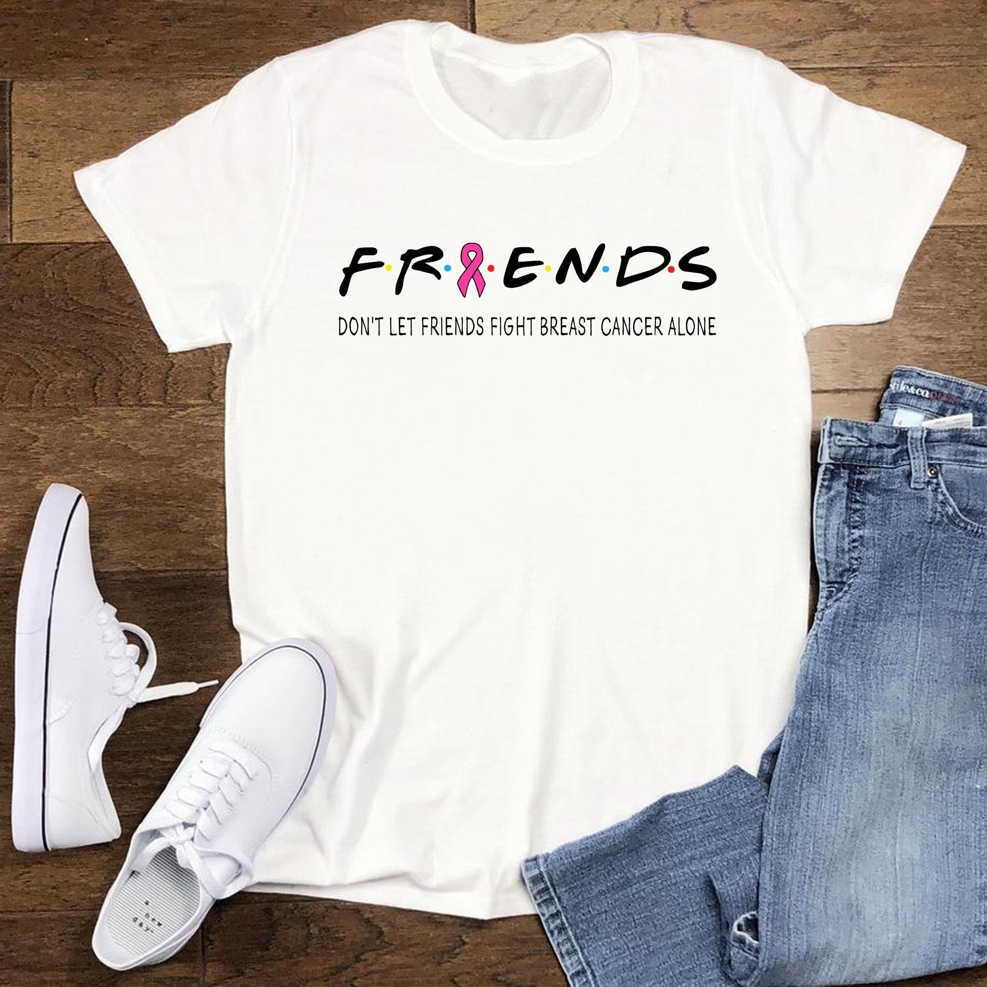 Friends Cancer Shirt, Don't Let Friends Fight Cancer Alone Shirt ...