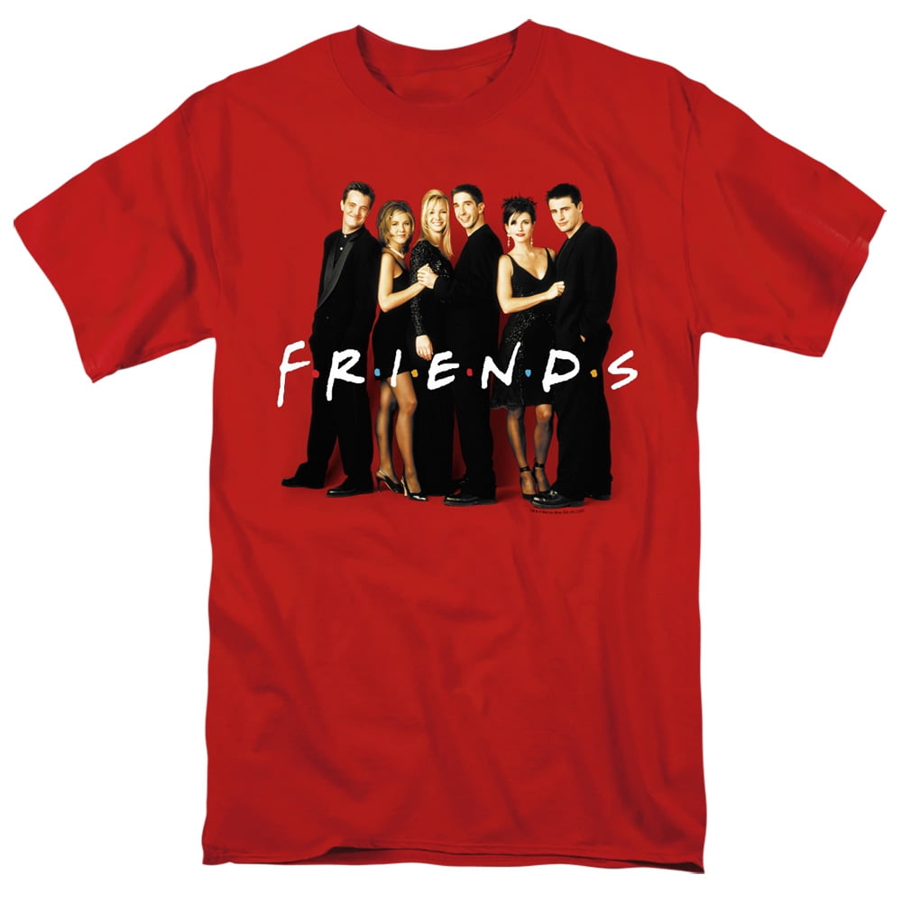 Friends Cast In Black Unisex Adult T Shirt For Men And Women - Walmart.com