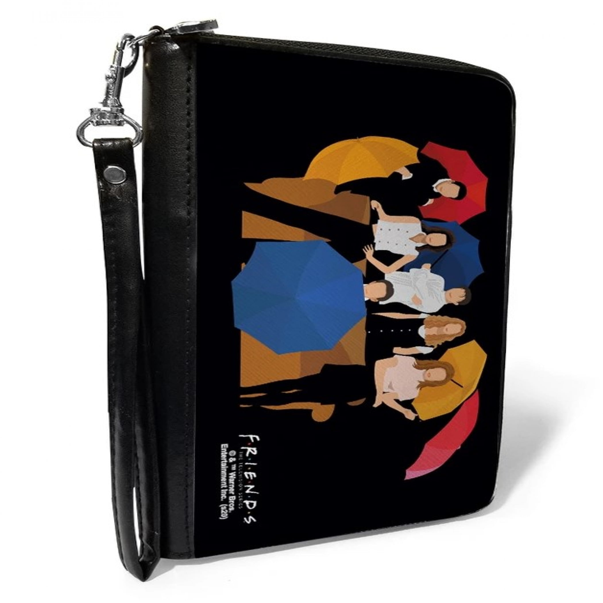 Friends Wallet, Zip Around, Friends Umbrella Group Poses Silhouette Ill ...