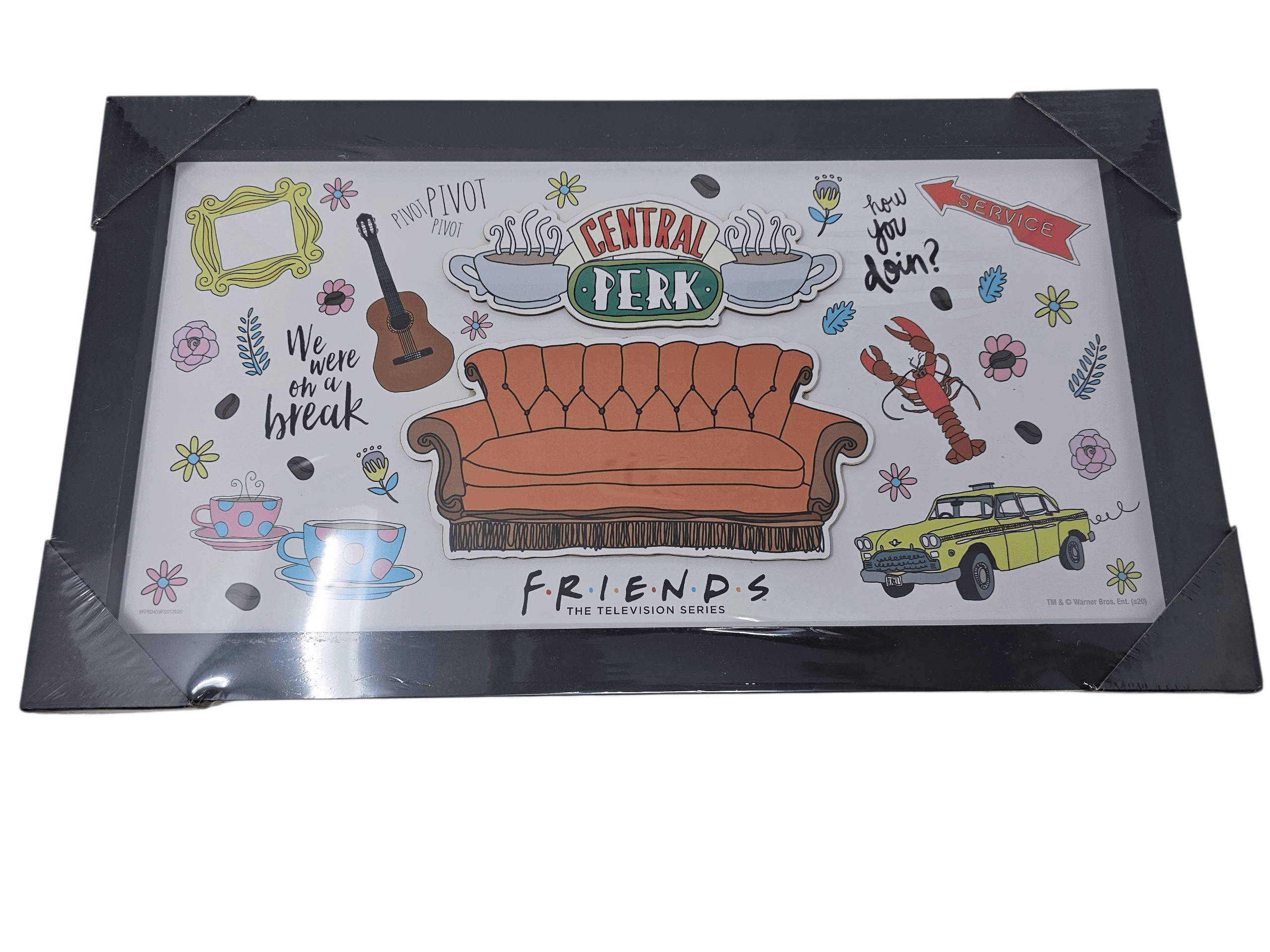 Friends Central Perk 10X18in Wooden Wall Sign - Walmart.com
