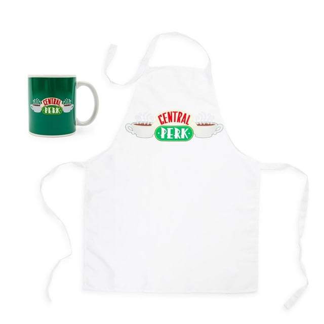 Friends Central Perk Ceramic Coffee Mug and Kitchen Apron Set ...