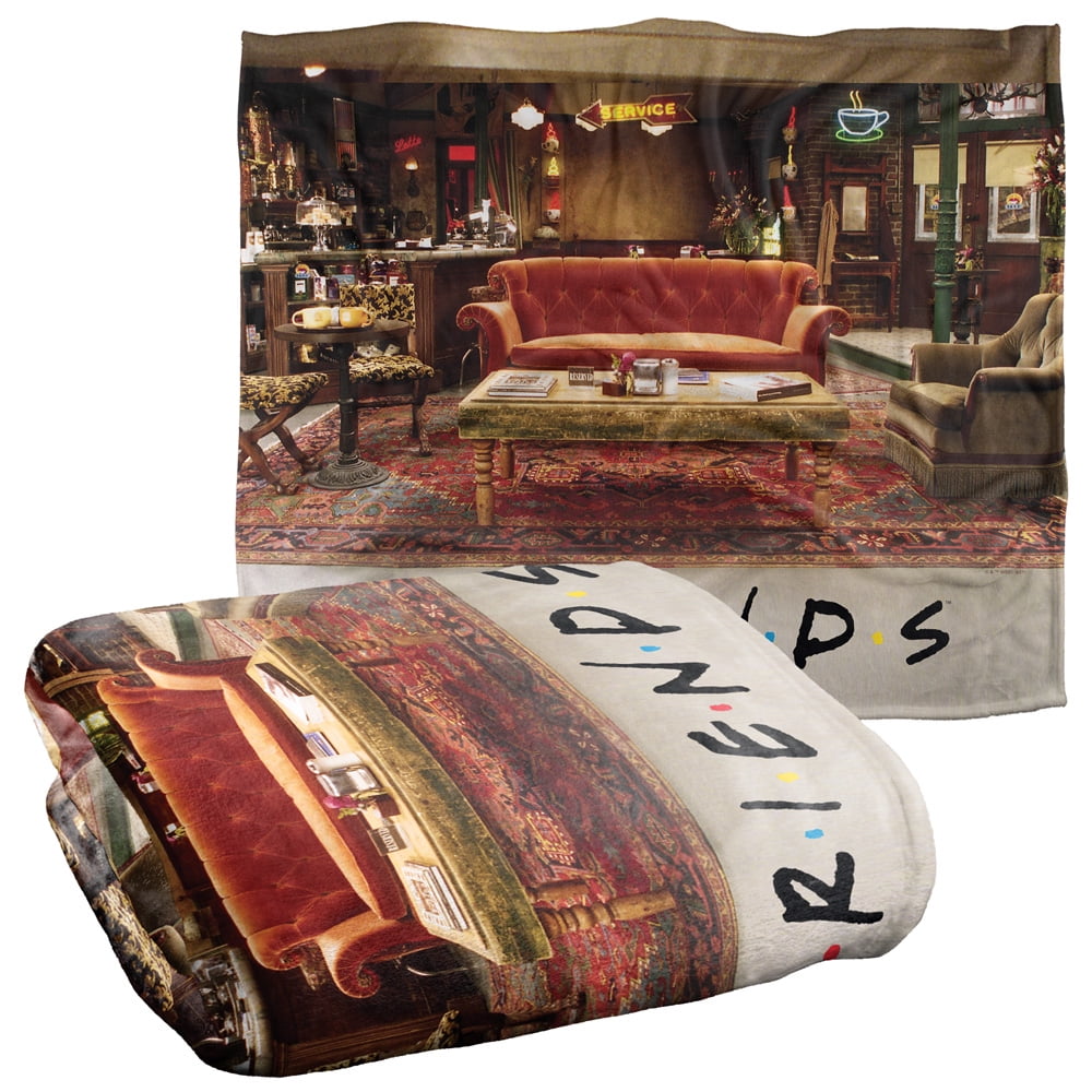 Friends Central Perk Couch Officially Licensed Silky Touch Super Soft ...