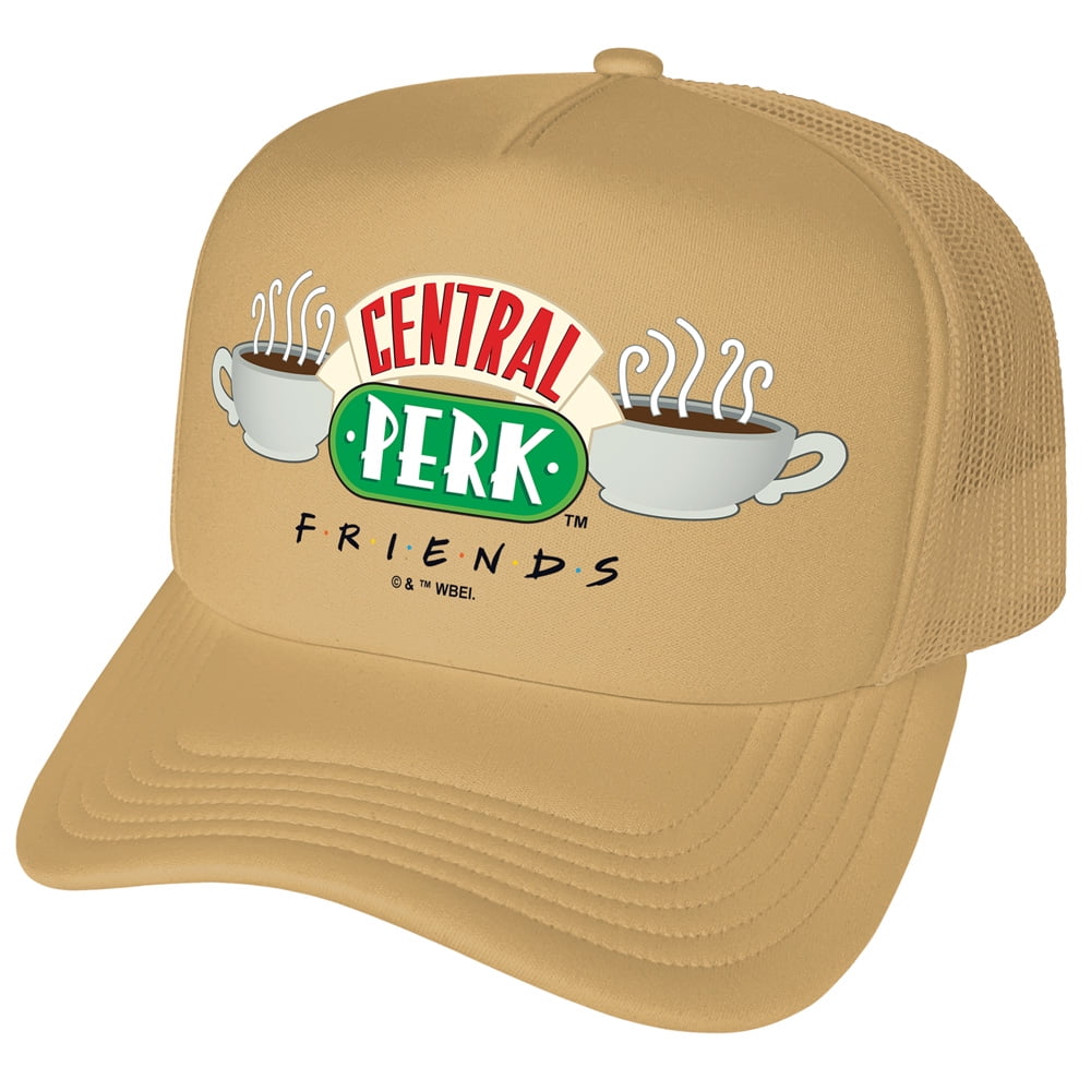 Friends Central Perk Logo Foam Snapback Trucker Hat - Unisex for Men ...