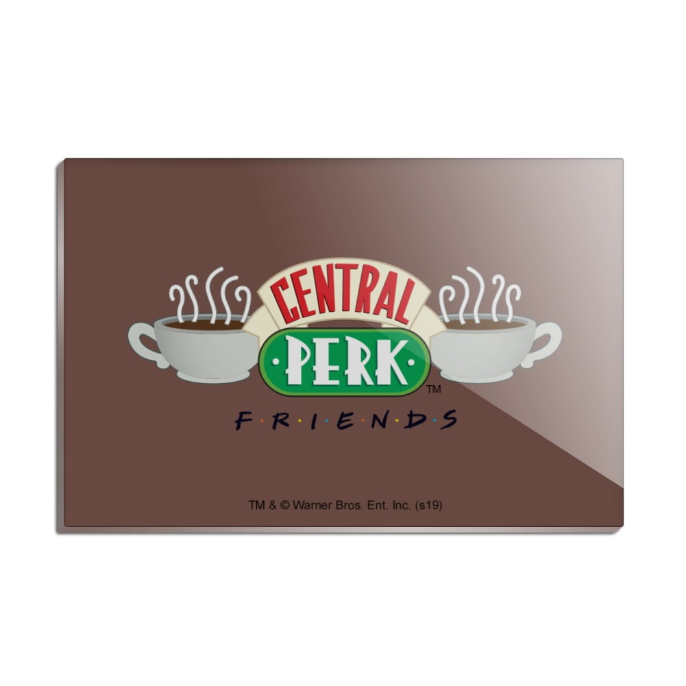 Friends Central Perk Logo Rectangle Acrylic Fridge Refrigerator Magnet ...