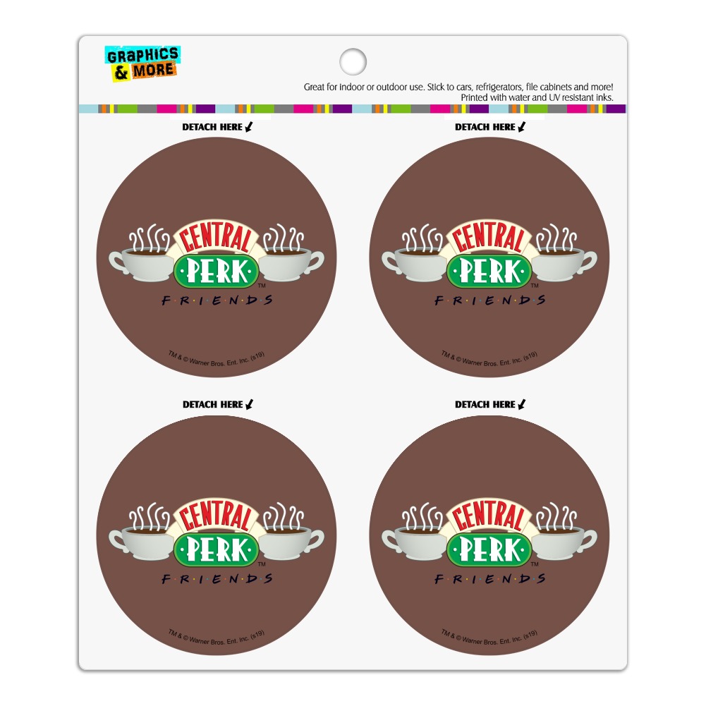 Friends Central Perk Logo Refrigerator Fridge Locker Vinyl Circle ...