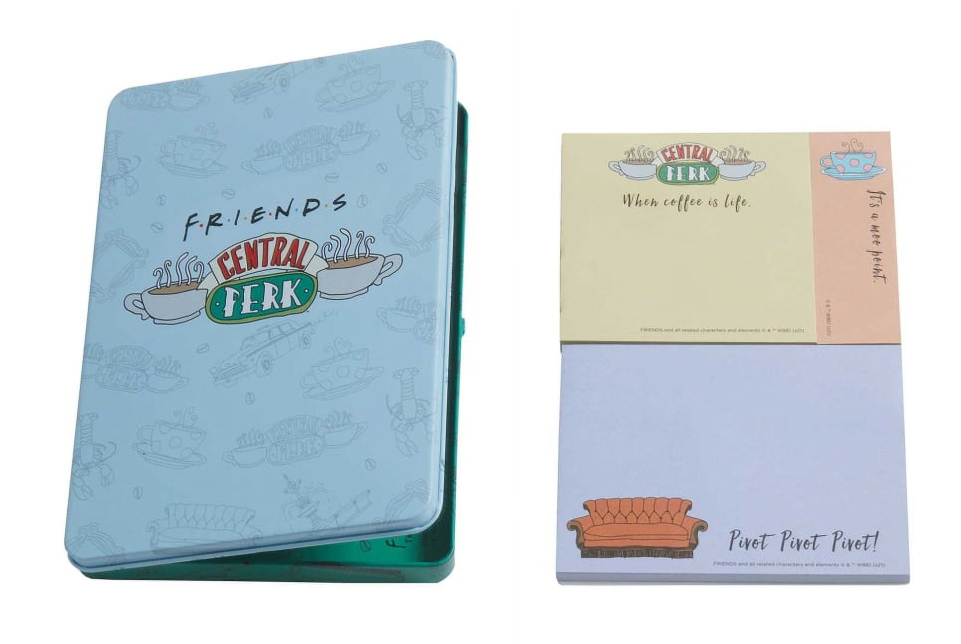Friends: Central Perk Sticky Note Tin Set Postcard Pack - Walmart.com