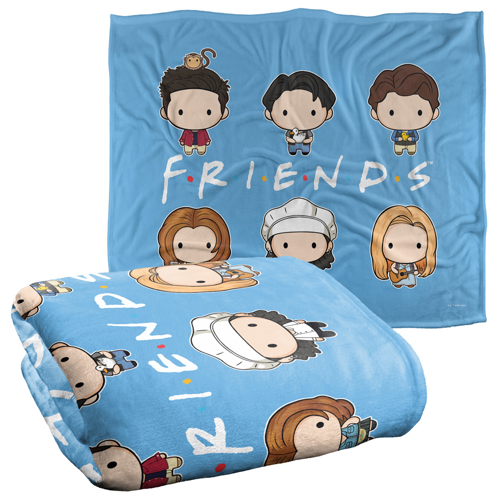 Friends Chibi Characters Officially Licensed Silky Touch Super Soft ...