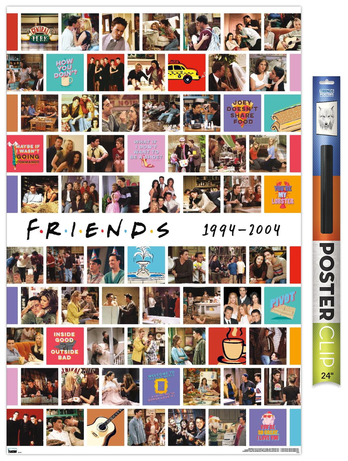 Friends - Collage Wall Poster, 22.375" x 34" - Walmart.com