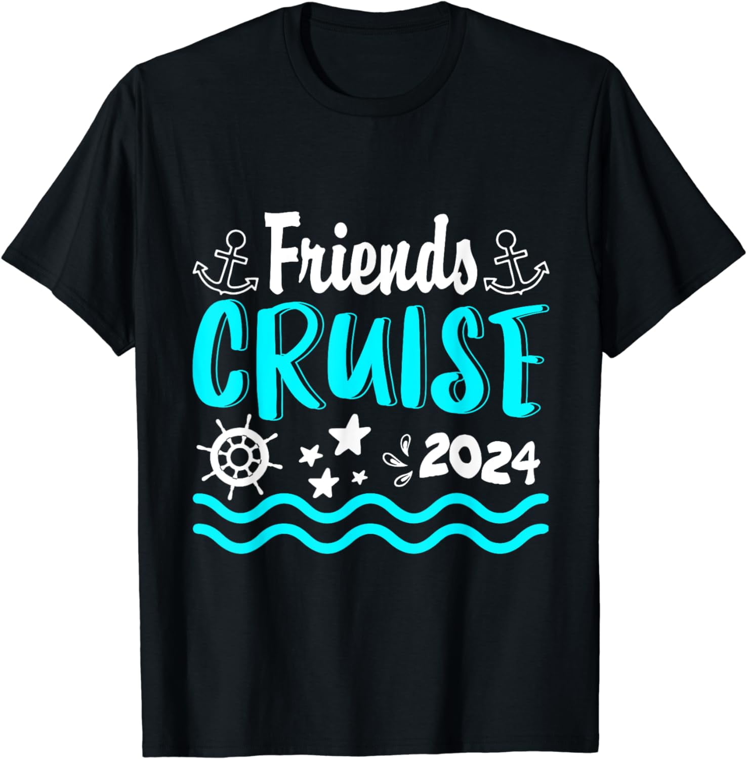 Friends Cruise 2024 Matching Vacation Group T-Shirt - Walmart.com