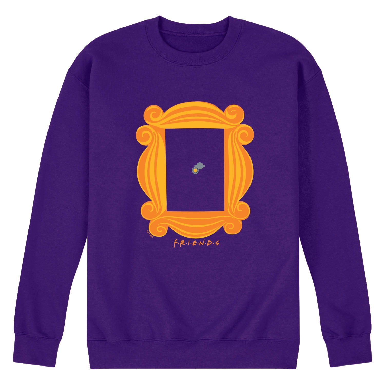 Friends - Door Frame - Men's Long Sleeve Crew Fleece Sweatshirt ...