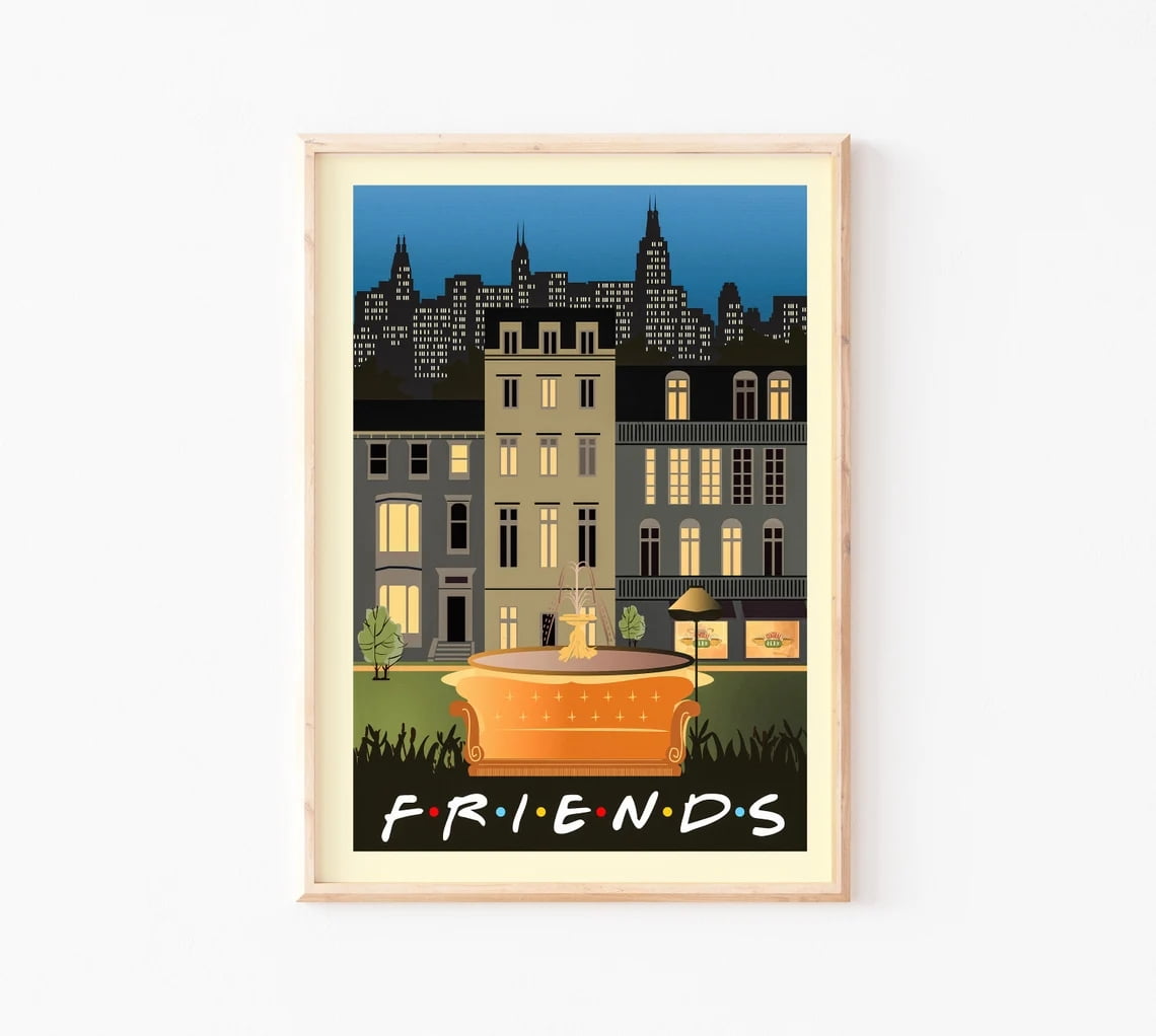 Friends Fountain New York Central Park Friends Tv Show Layout Friends ...