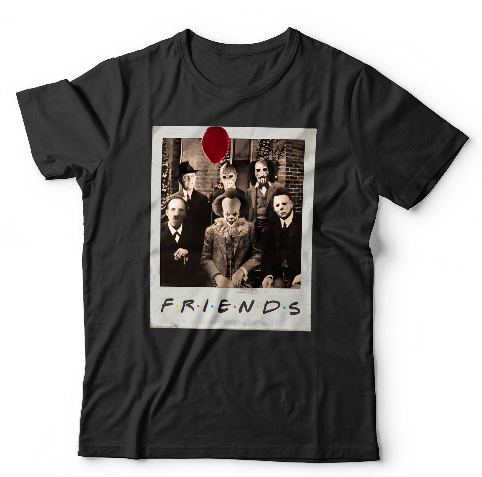 Friends Horror Polaroid Unisex Tshirt Kruger Pennywise Retro Vintage ...