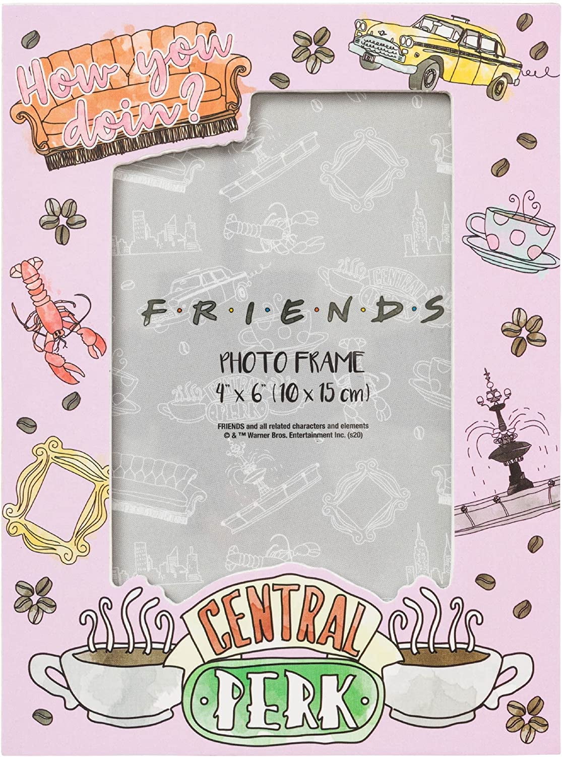 Silver Buffalo Friends How You Doin Central Perk Photo Frame, 4 x 6 ...