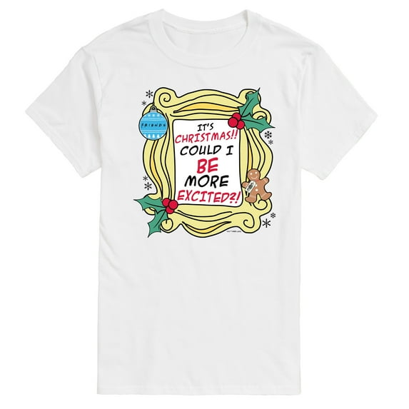 Friends - It's Christmas - Men's Short Sleeve Graphic T-Shirt - Walmart.com