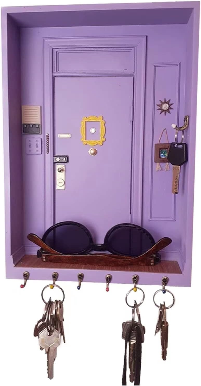 Friends Key Holder for Wall，Friends Tv Show Merchandise Gifts，Easy ...