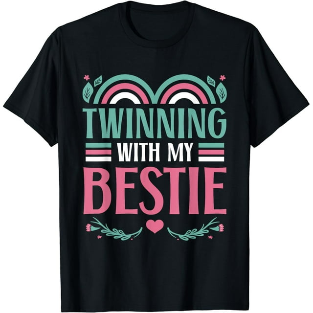Friends Matching Twins Day Spirit Week Twinning Bestie T-Shirt ...
