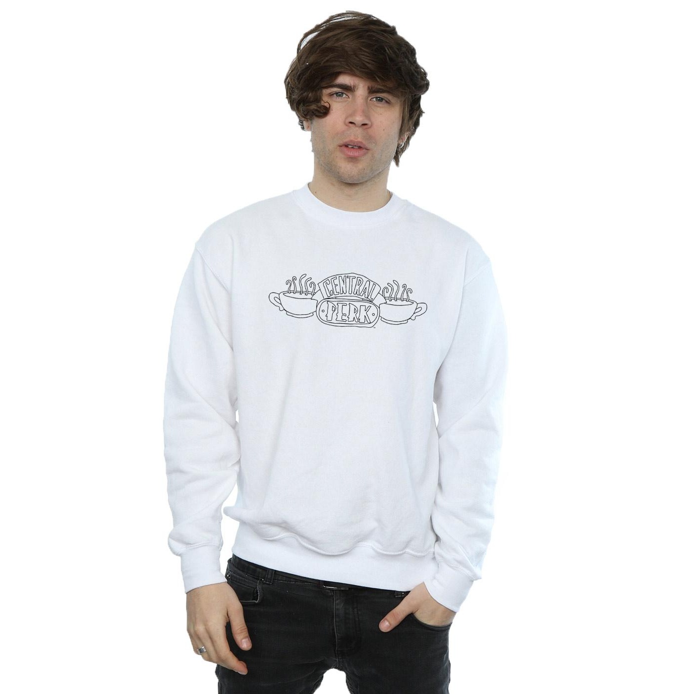 Friends Mens Central Perk Outline Sweatshirt - Walmart.com