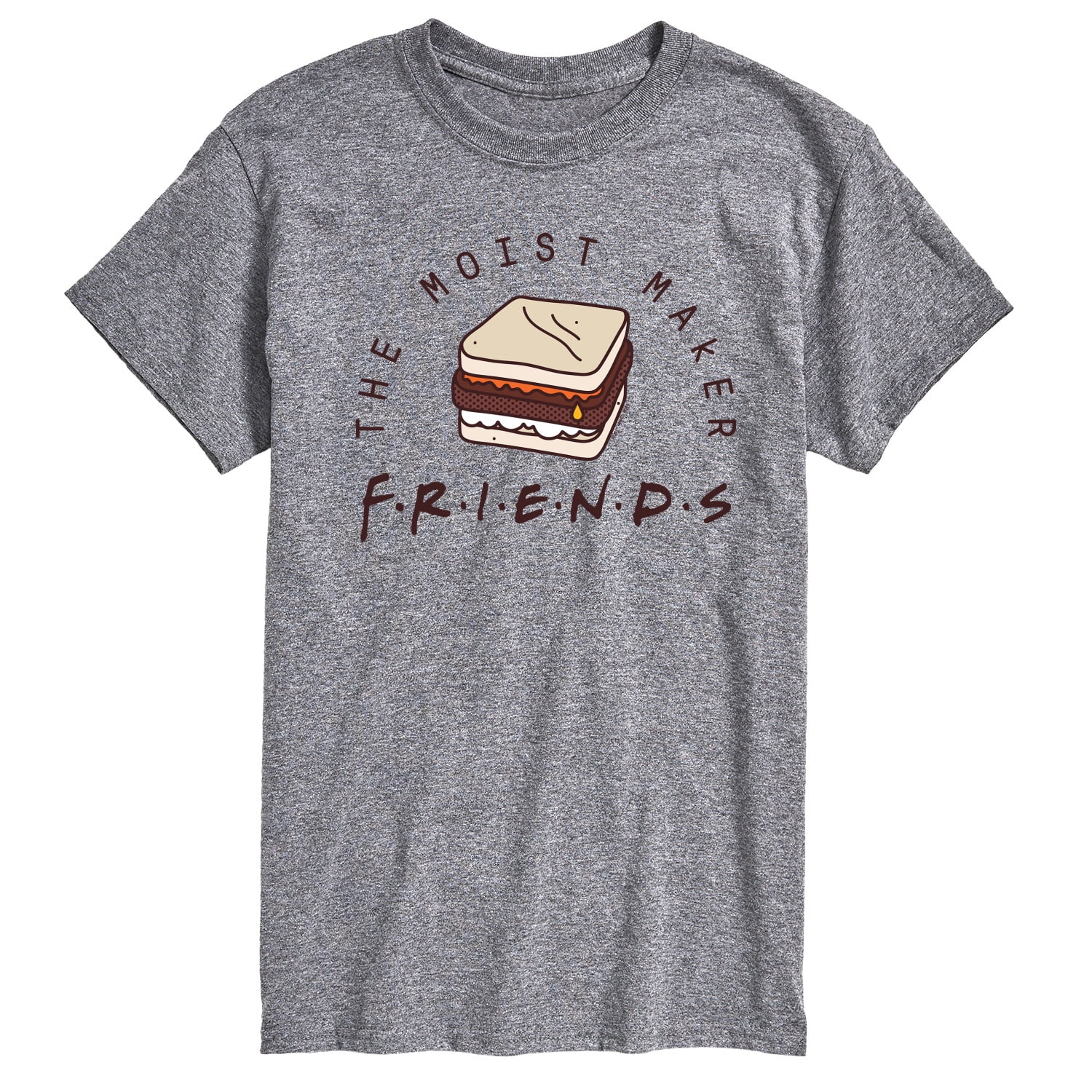 Friends - Moist Maker - Men's Short Sleeve Graphic T-Shirt - Walmart.com