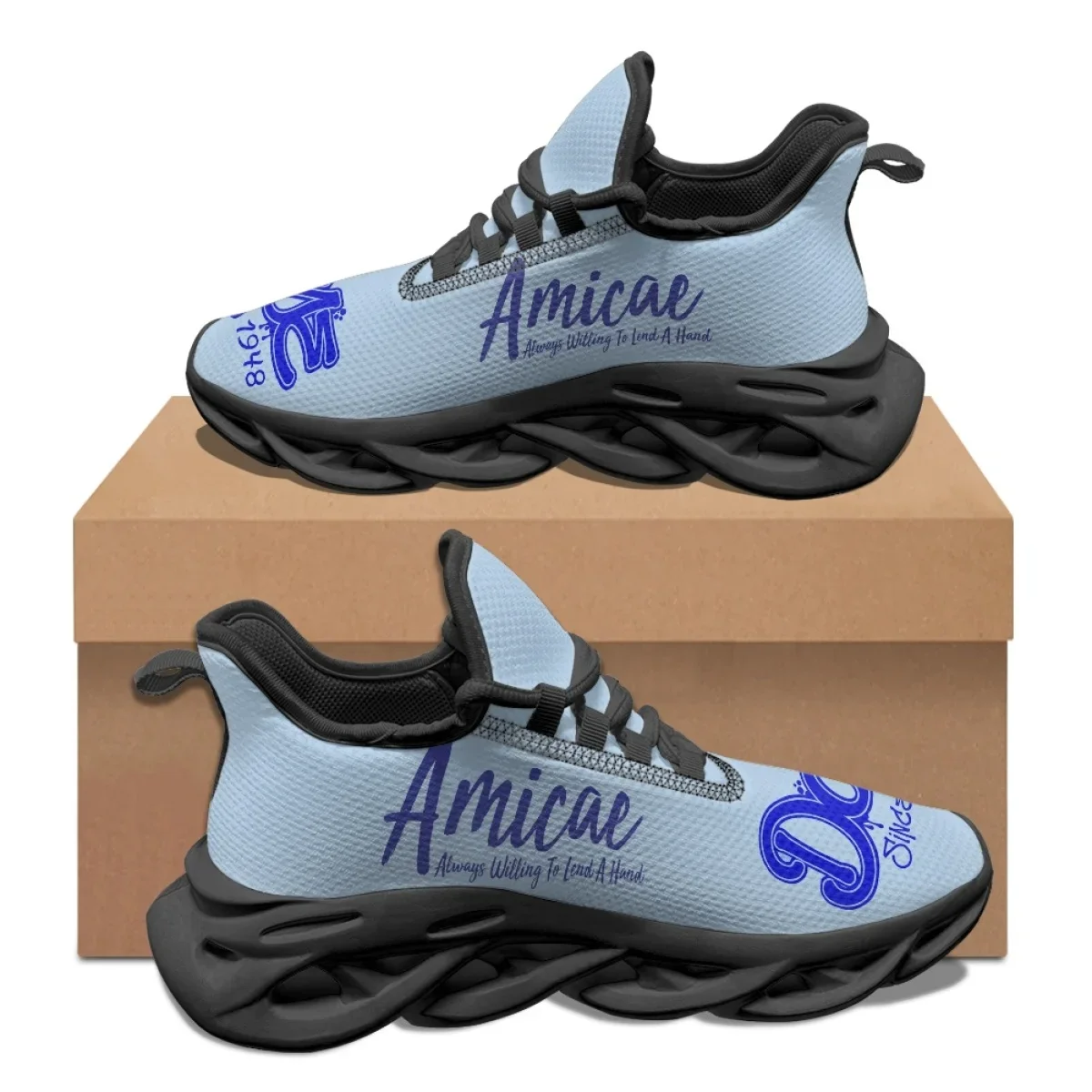 Friends Of Zeta Design Women Non-slip Mesh Swing Sneakers Zeta Amicae Comfortable Platform Shoes ...