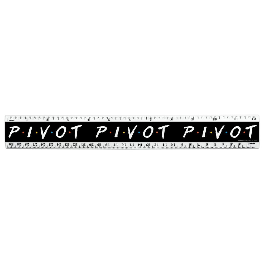 Friends PIVOT 12 Inch Standard and Metric Plastic Ruler - Walmart.com