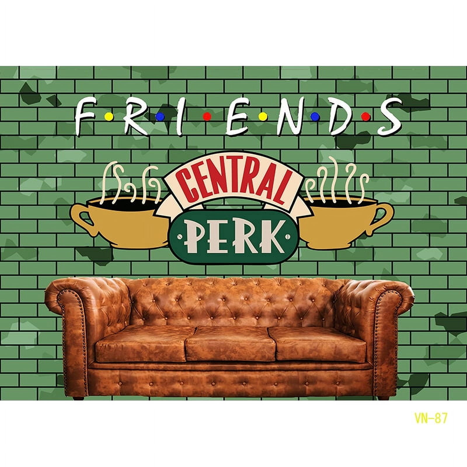 Friends Party Central Perk Brick Wall Photography Backdrops Props Retro ...