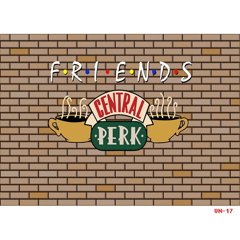 Friends Party Central Perk Brick Wall Photography Backdrops Props Retro ...
