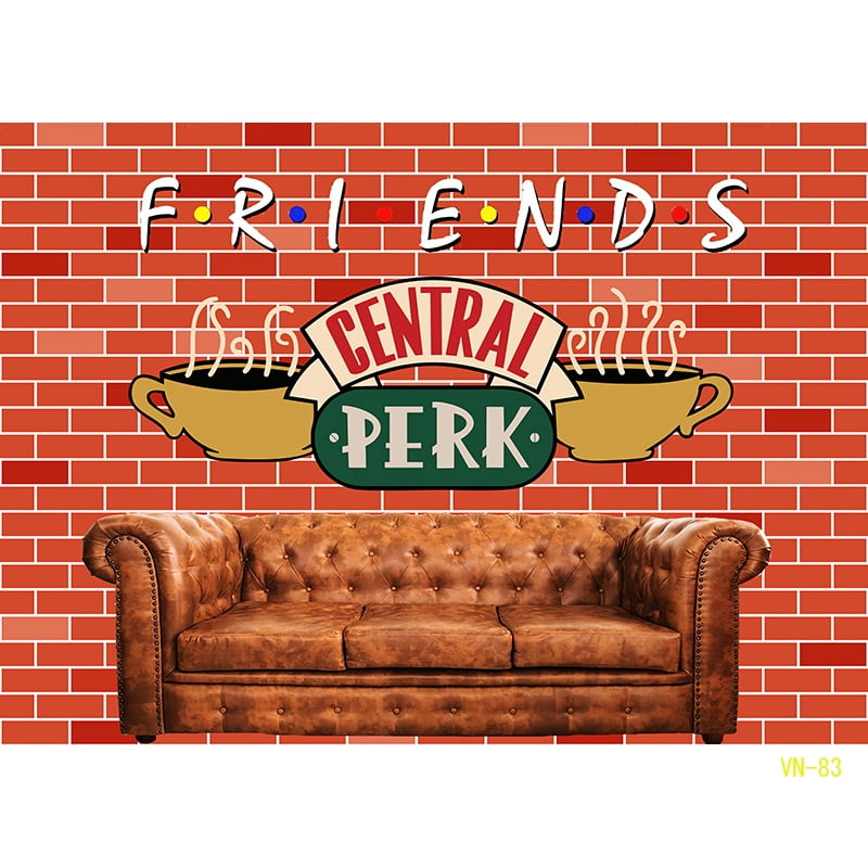 Friends Party Central Perk Brick Wall Photography Backdrops Props Retro ...