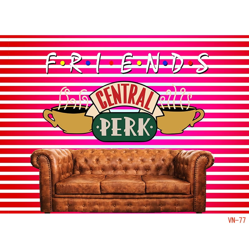 Friends Party Central Perk Brick Wall Photography Backdrops Props Retro ...