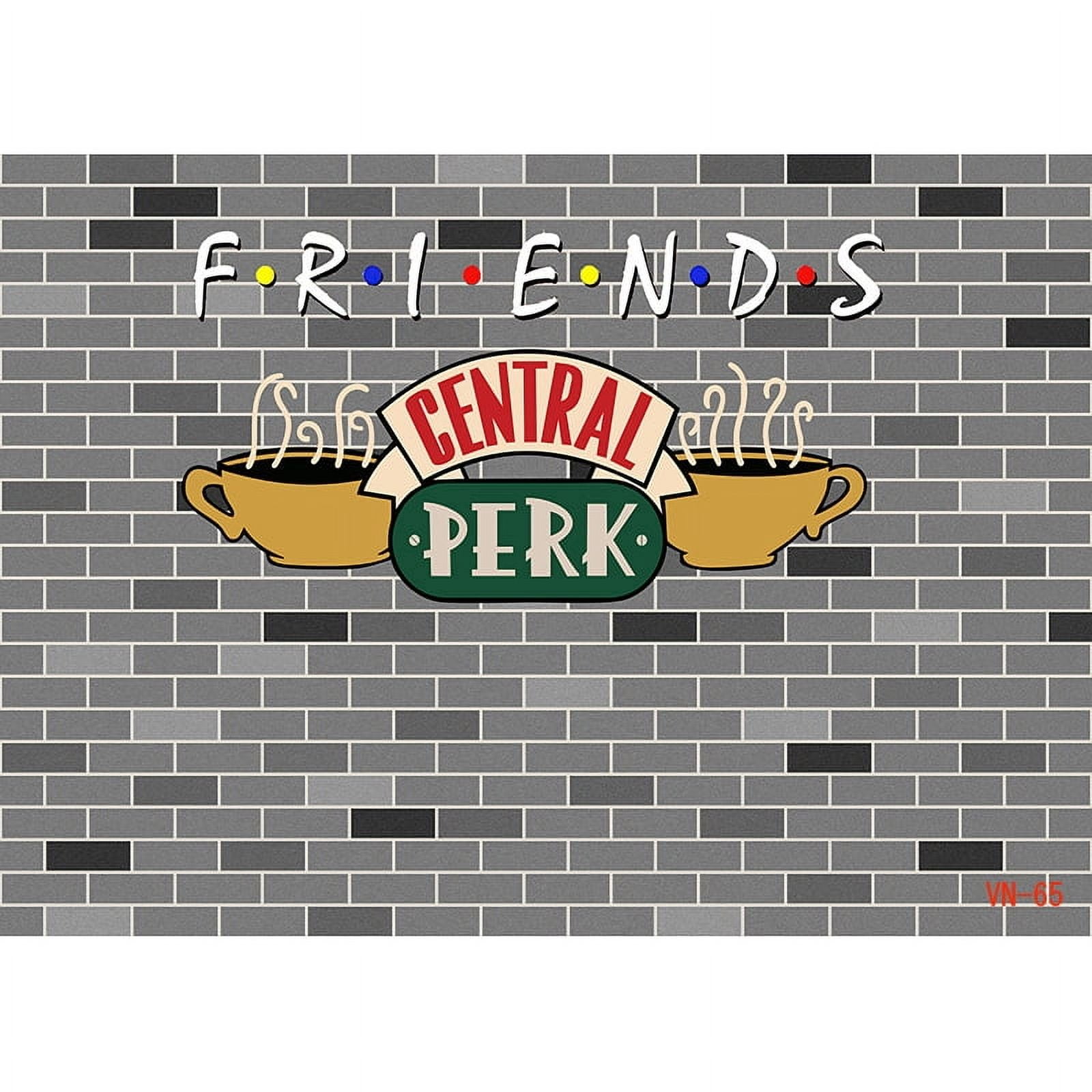 Friends Party Central Perk Brick Wall Photography Backdrops Props Retro ...