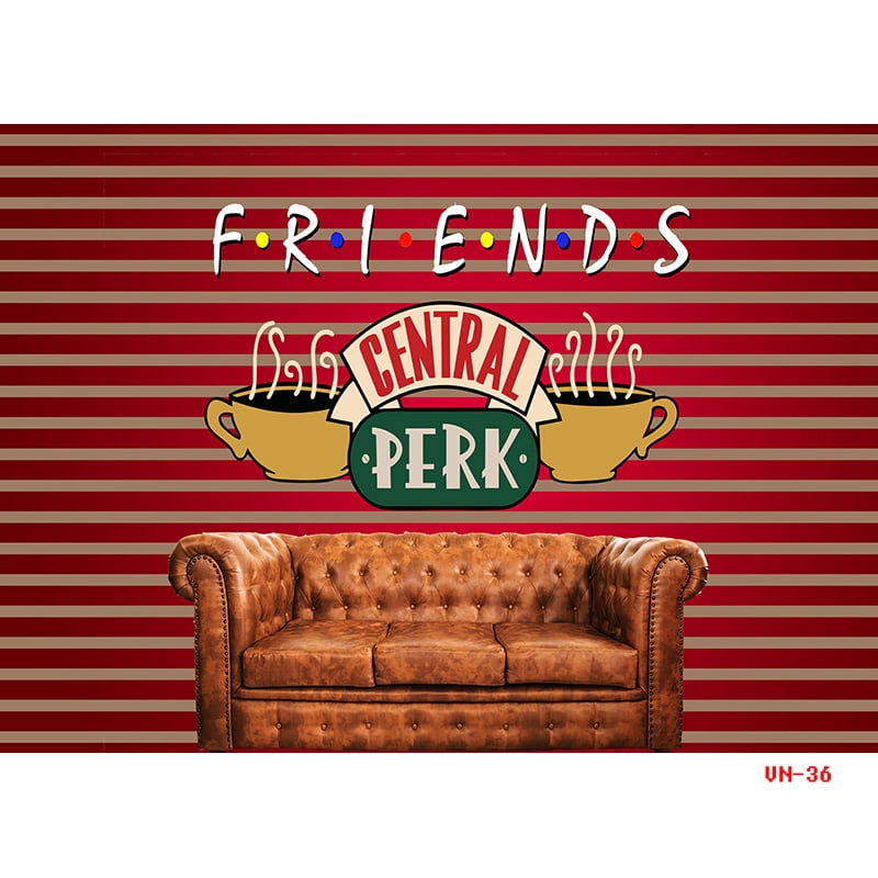 Friends Party Central Perk Brick Wall Photography Backdrops Props Retro ...