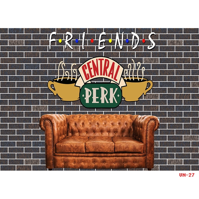 Friends Party Central Perk Brick Wall Photography Backdrops Props Retro ...