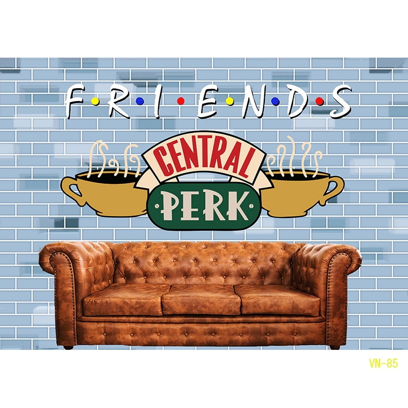 Friends Party Central Perk Brick Wall Photography Backdrops Props Retro ...