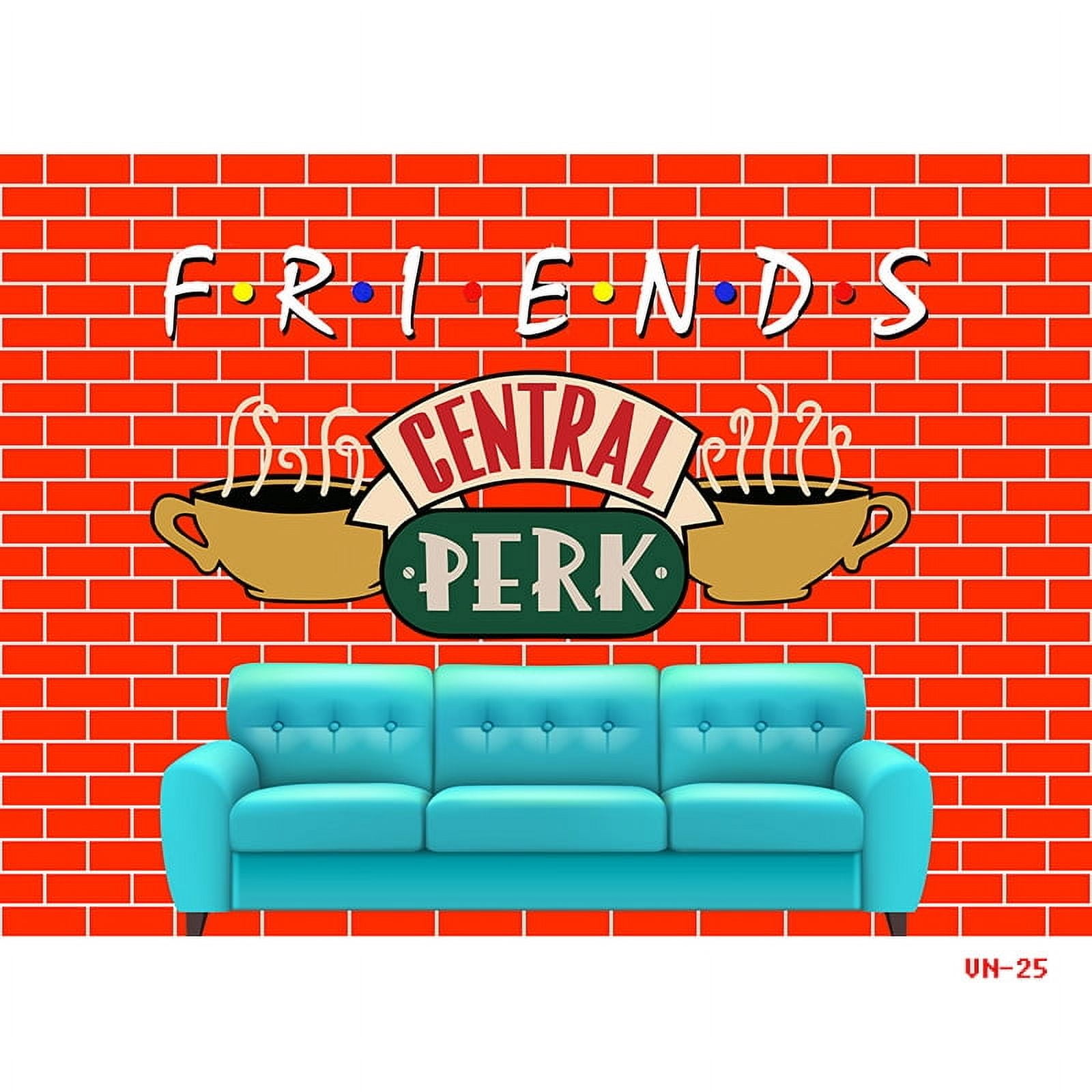 Friends Party Central Perk Brick Wall Photography Backdrops Props Retro ...