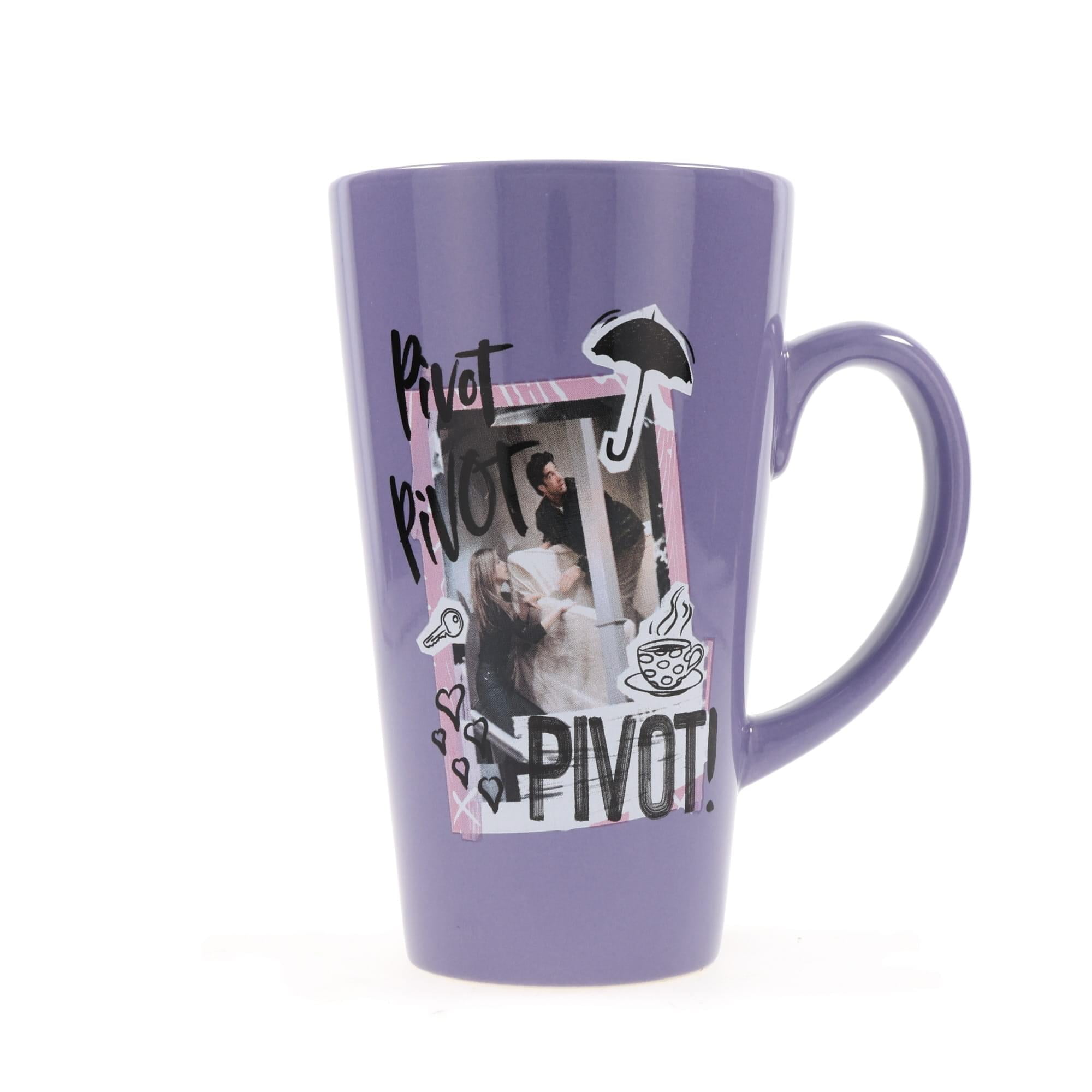 Friends "Pivot" Ceramic Latte Mug | Large Coffee Cup For Tea, Cocoa ...
