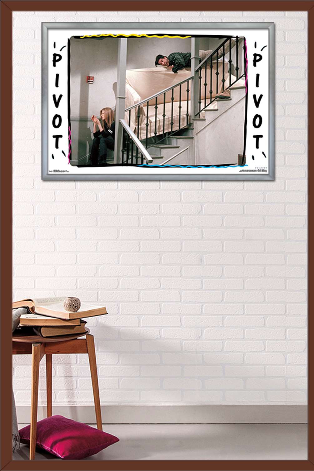 Friends - Pivot Wall Poster, 22.375" x 34", Framed - Walmart.com