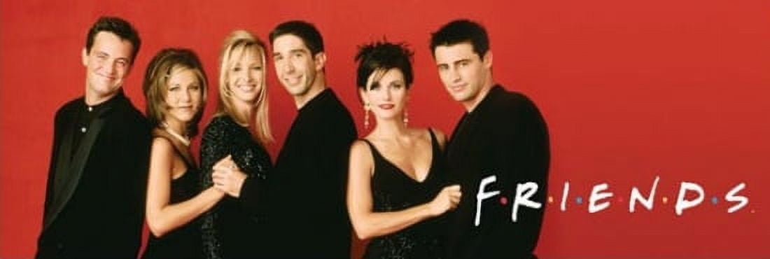 Friends - Red Slim Laminated Poster (36 x 12) - Walmart.com