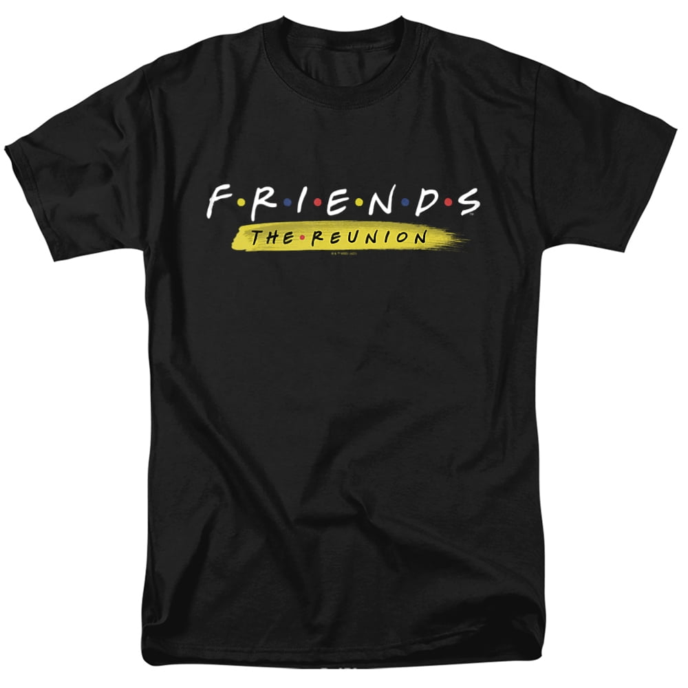 Friends T-Shirt Reunion Logo Unisex Graphic Tee For Men & Women Black ...