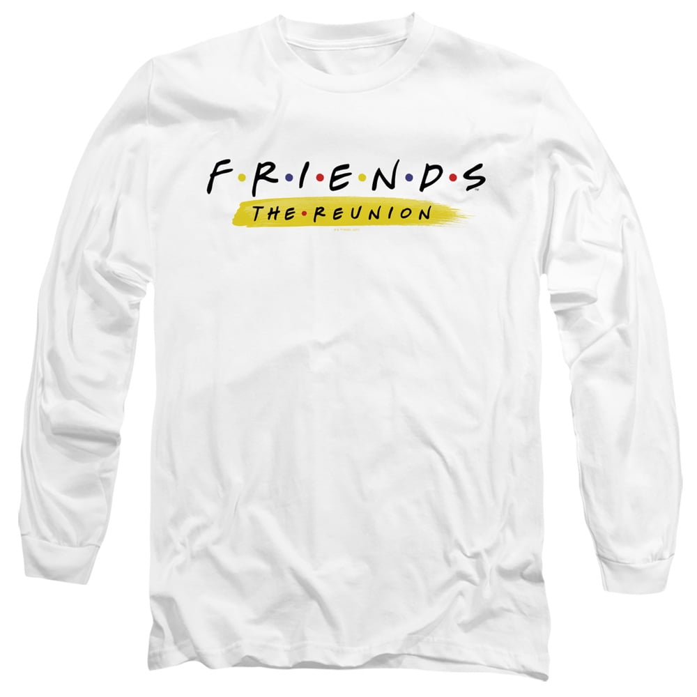 Friends Reunion Logo White Unisex Adult Long-Sleeve T Shirt, Reunion ...
