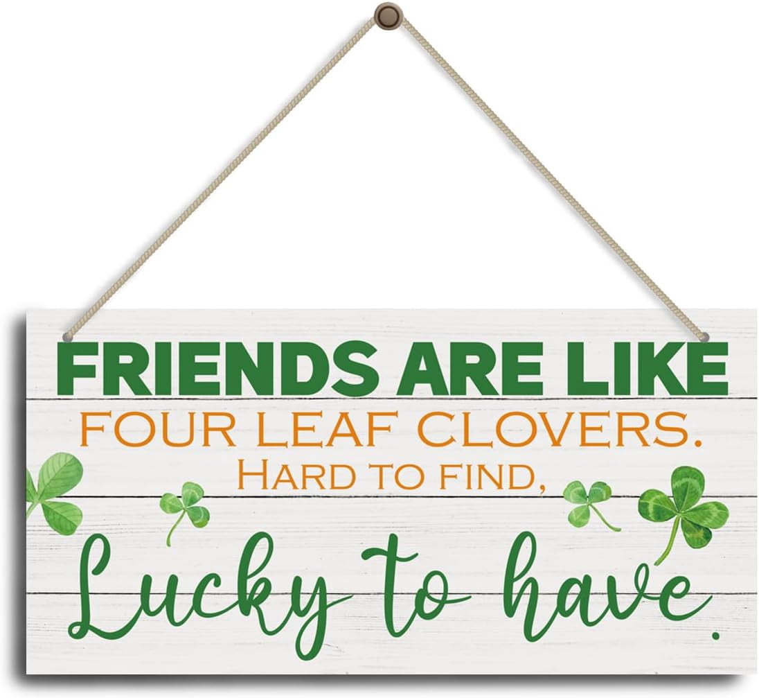 Friends Sign, Hanging Wood Plaque With Rope, Friendship Quotes, Rustic ...