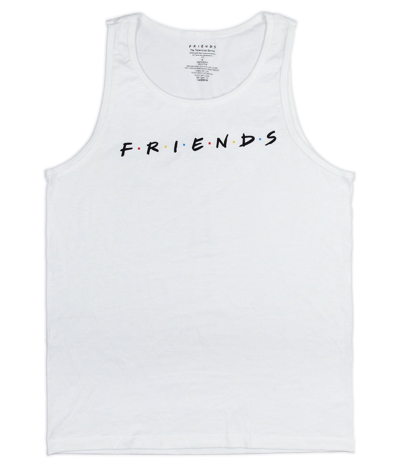 Friends Sitcom TV Series Adult Men's Show Title Logo Tank Top Shirt ...