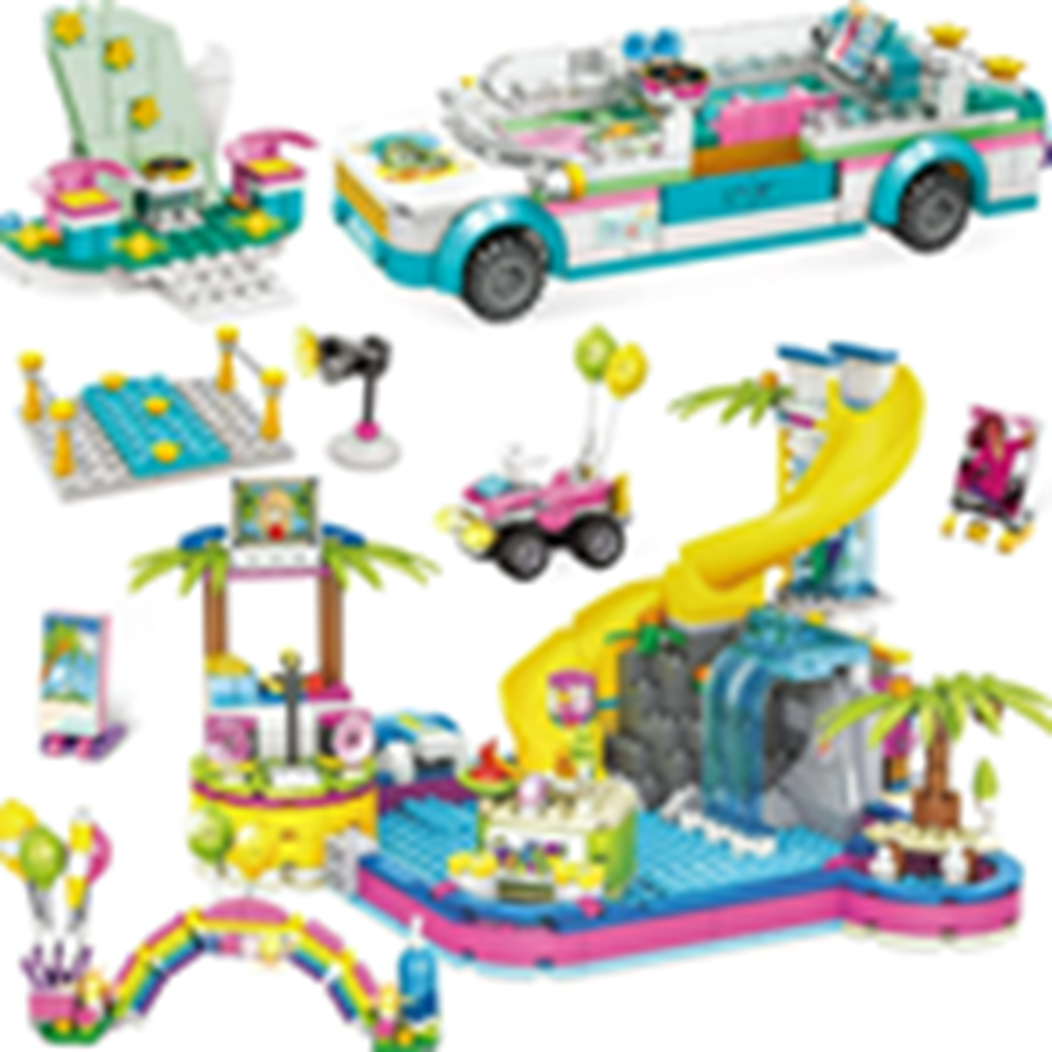 Exercise N Play Lxa448 A455 Swimming Pool Pop Star Music Car Building ...