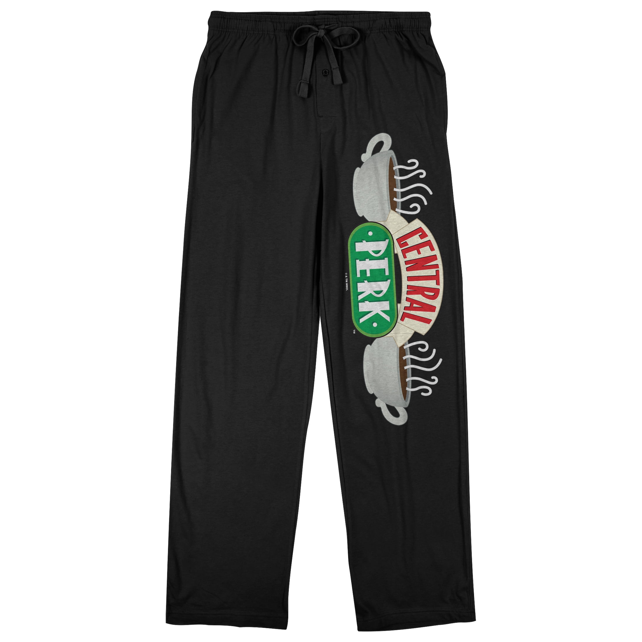 Friends (TV) Central Perk Men's Black Sleep Pants-Small - Walmart.com